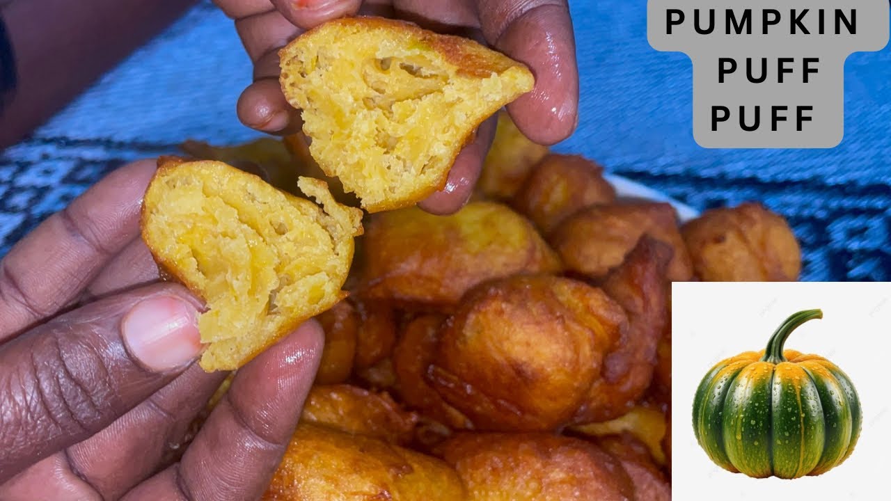 Delicious pumpkin puff puff || African home making 🛖 - YouTube
