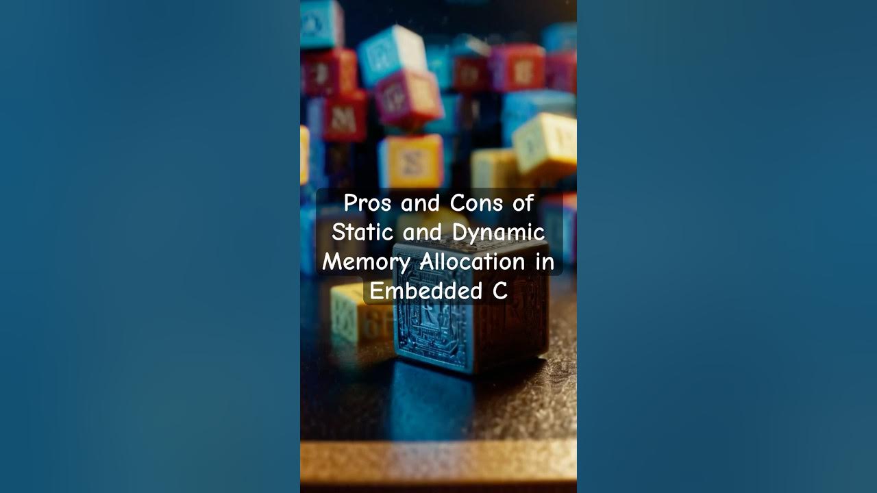Static and Dynamic Memory allocation in Embedded C #memoryallocation # ...