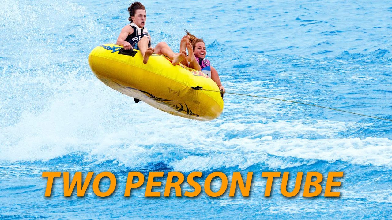 Two Person Tube – Razor Duo Boat Towable Tube - YouTube