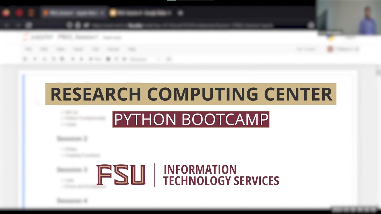 FSU RCC Python Bootcamp 2023 - YouTube