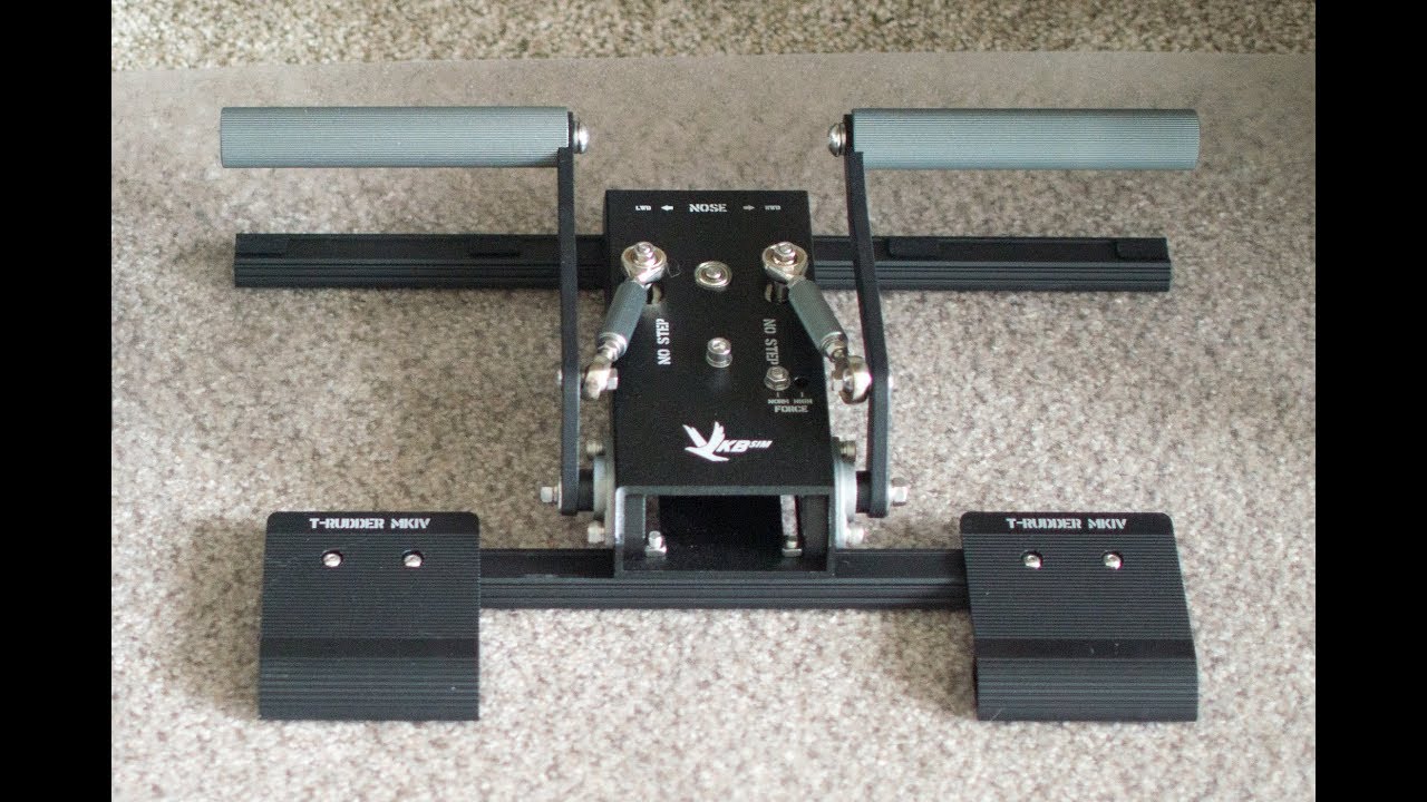 VKB T-Rudder MKIV - No Toe Brakes, No Problem (okay maybe a little ...