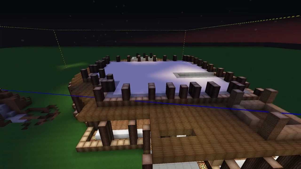 [HD] MInecraft: BuildCraft 3 - Modern House timelapse! - YouTube