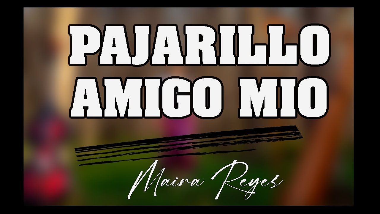 PAJARILLO AMIGO MÍO - MAIRA REYES - ALBUM SEGUIDORA DE JESUS - YouTube