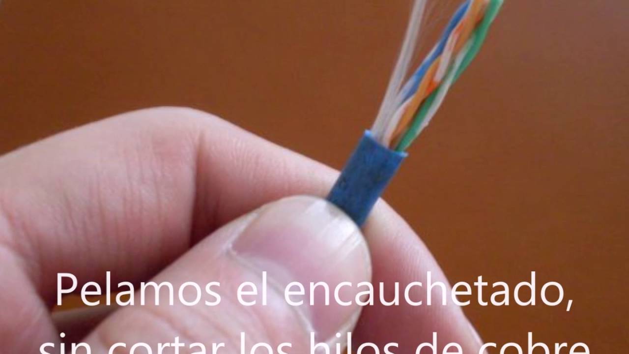 Crimpado de Cable UTP cat 5 - SENA 1132325-1 Julio 2016 - YouTube