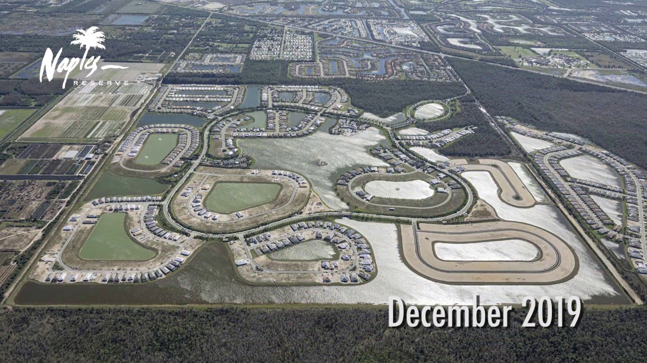 Naples Reserve Aerial Timelapse December 2019 - YouTube