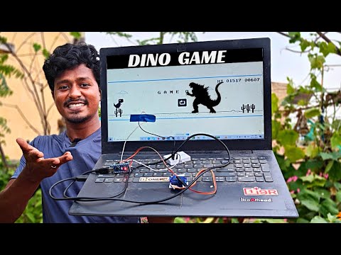 இப்படி கூட இந்த Game விளையாடலாமா!😱 Automated Chrome Dino Game using Arduino🦖 - YouTube
