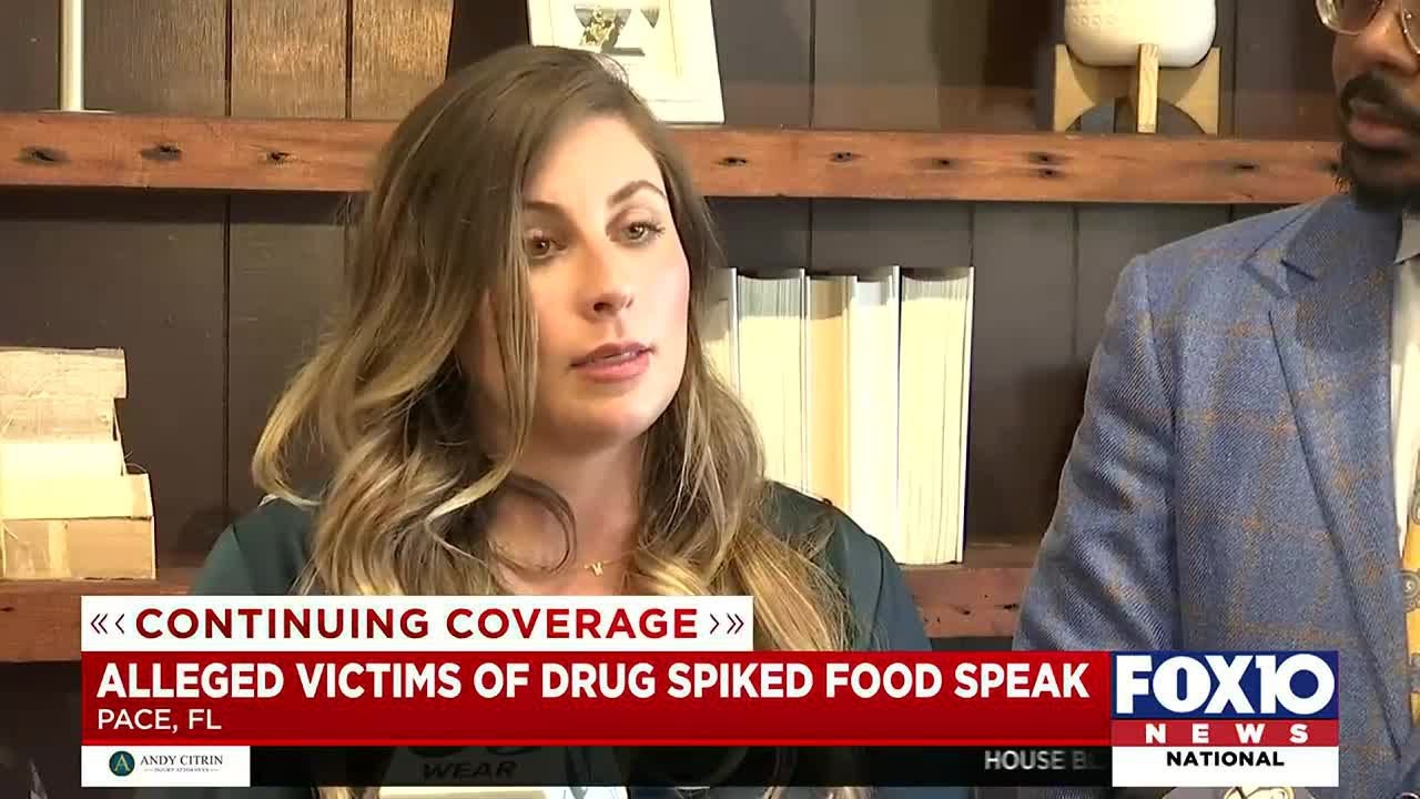 Alleged victims of drug spiked food speak out - YouTube