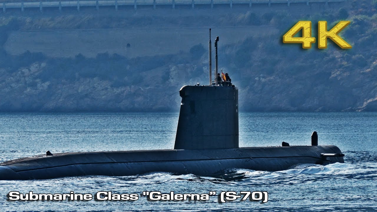 Submarine Class "Galerna” S-70 Spanish Navy [4K] - YouTube