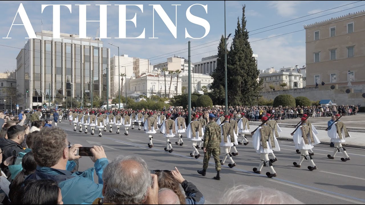 The Grand Changing of The Evzones Guard Parade | Athens, Greece [4K HDR ...