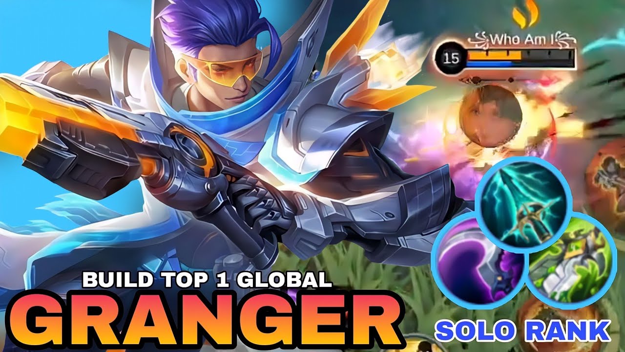 GRANGER BEST BUILD AND EMBLEM | SOLO RANK GRANGER GAMEPLAY | MOBILE ...