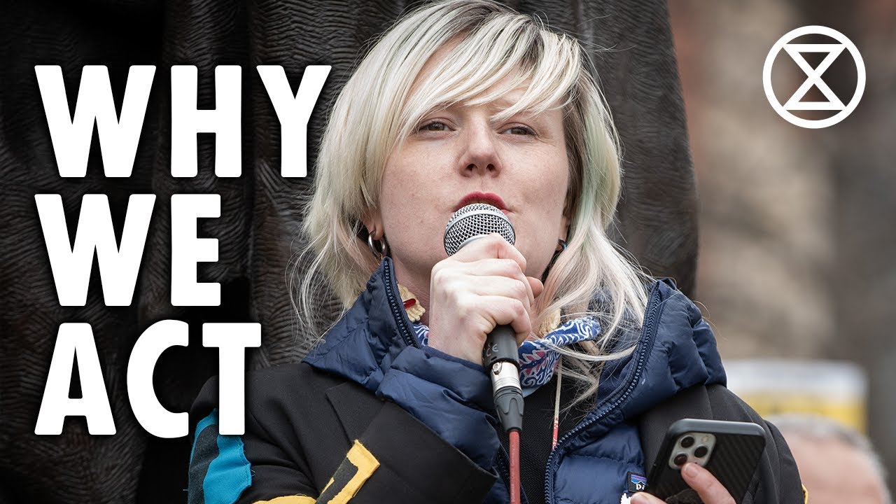 WHY WE ACT: Clare Farrell at the Extinction Rebellion Open Call - YouTube