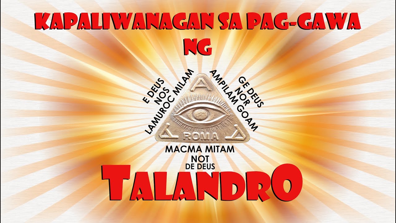 KAPALIWANAGAN SA PAG GAWA NG TALANDRO - YouTube