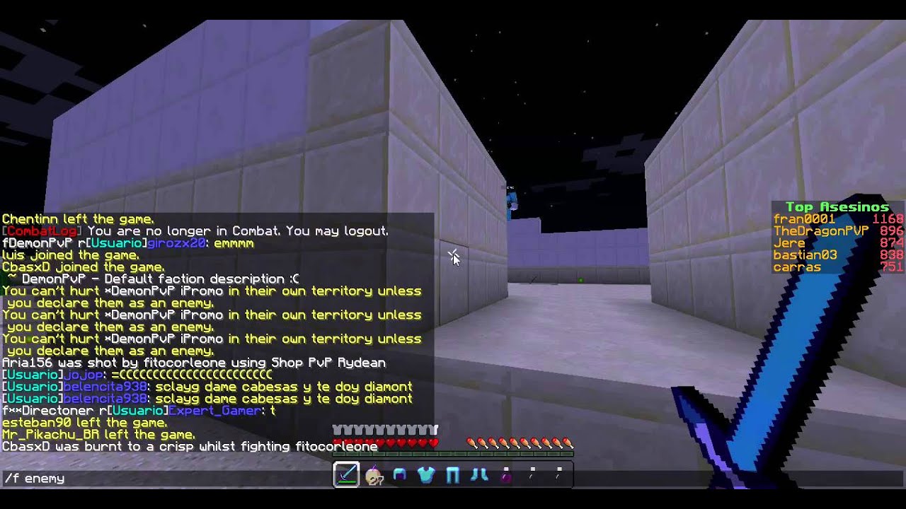 minecraft PVP Hack auto armor - YouTube