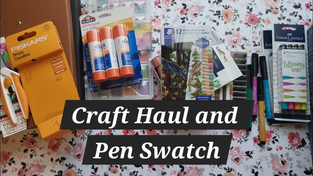 Ross Craft Haul & Pen Swatch - YouTube