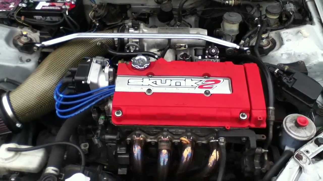 ACURA EL TYPE R MOTOR. - YouTube