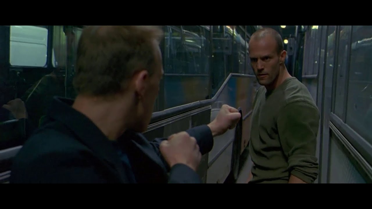The Transporter (2002) - Epic Fight In A Bus - YouTube