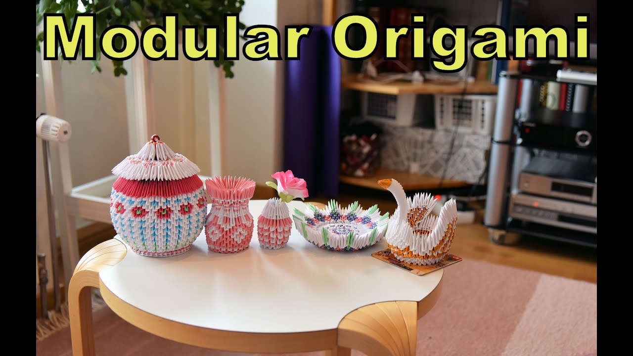 Modular Origami (photos & examples) - YouTube