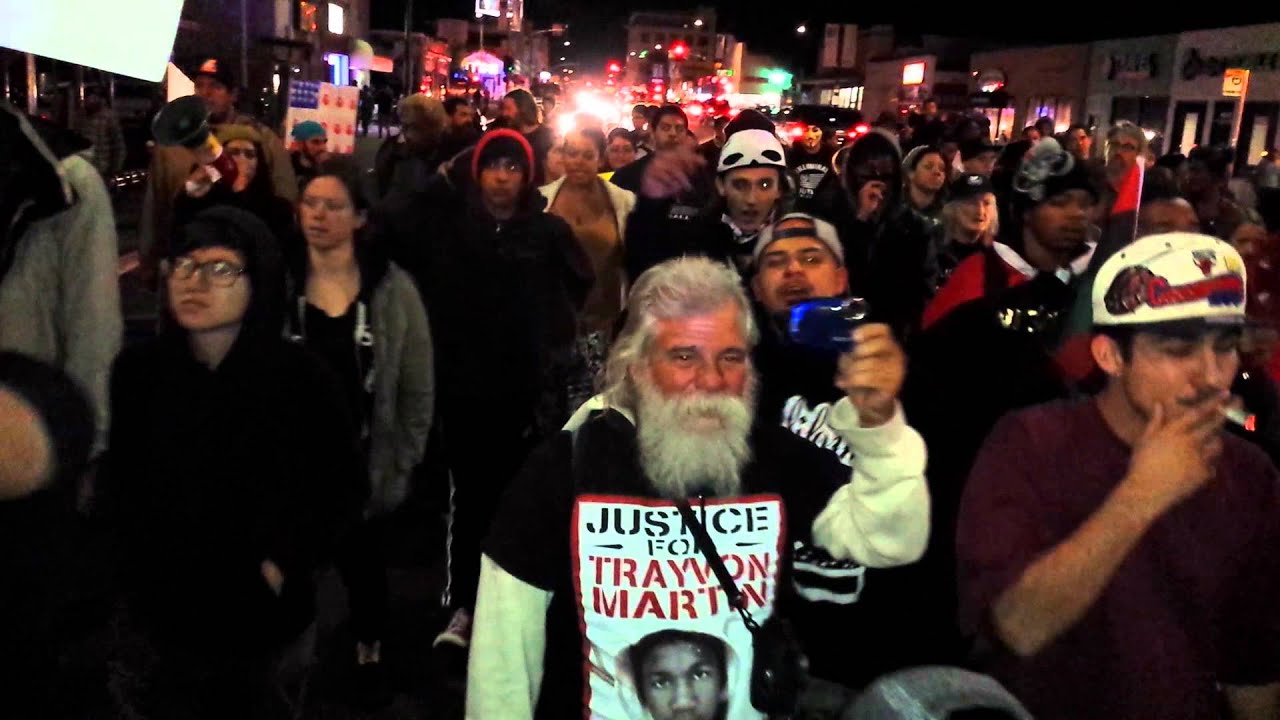 Wed after no indictment whole protest - YouTube