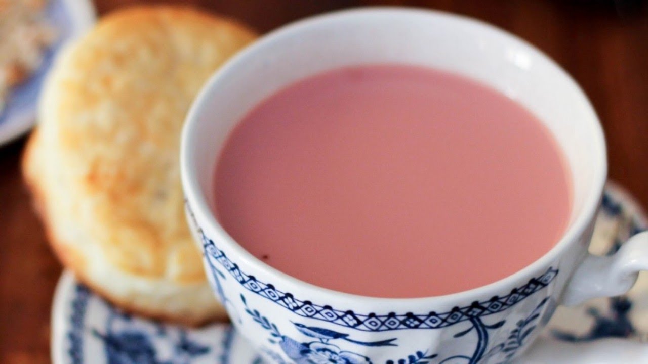 Kashmiri Pink Tea With Perfect Colour || Kashmiri Noon Chai||kashmiri ...