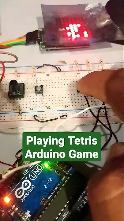 Arduino Game Tetris on 8x8 Dotmatrix display - YouTube