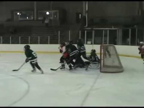Alpena Hockey, Pee Wee, Fletcher Bolda Goalie Saves 2010 - YouTube