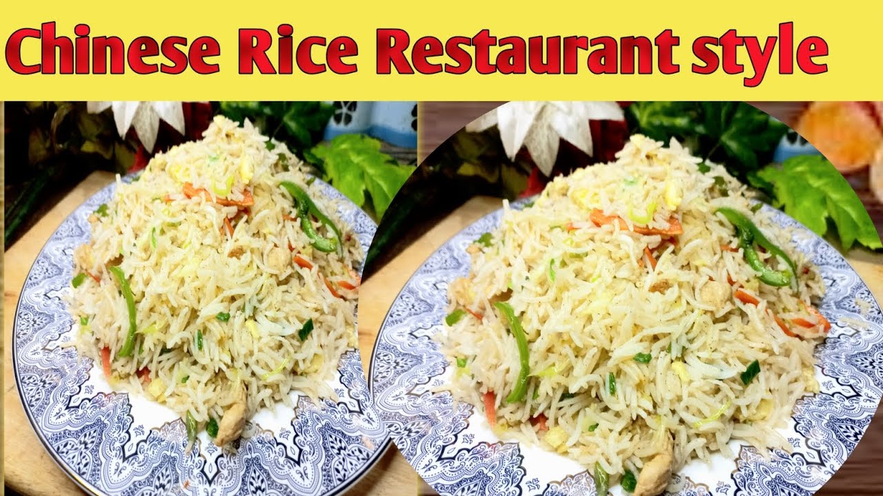 Chinese rice restaurant style| How to make fried Rice |foody moody ...