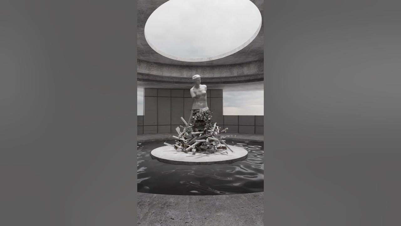 Blender Sculpture - fracture animated #tutorial #animation #blender #blender3d - YouTube