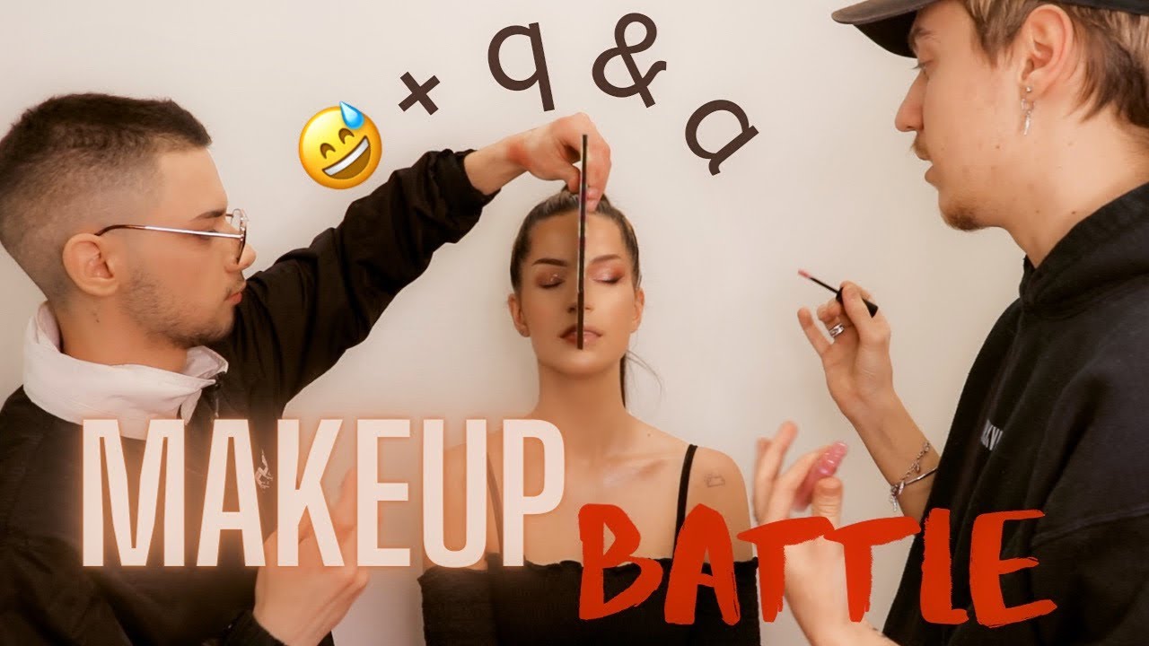 MAKEUP BATTLE + odgovaramo na pitanja 🤫 - YouTube