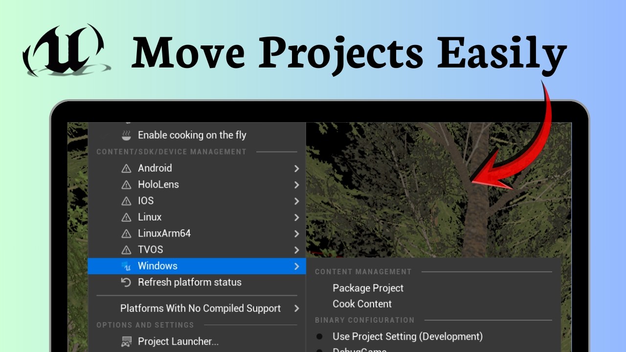 How to change Unreal Engine 5 project location - YouTube