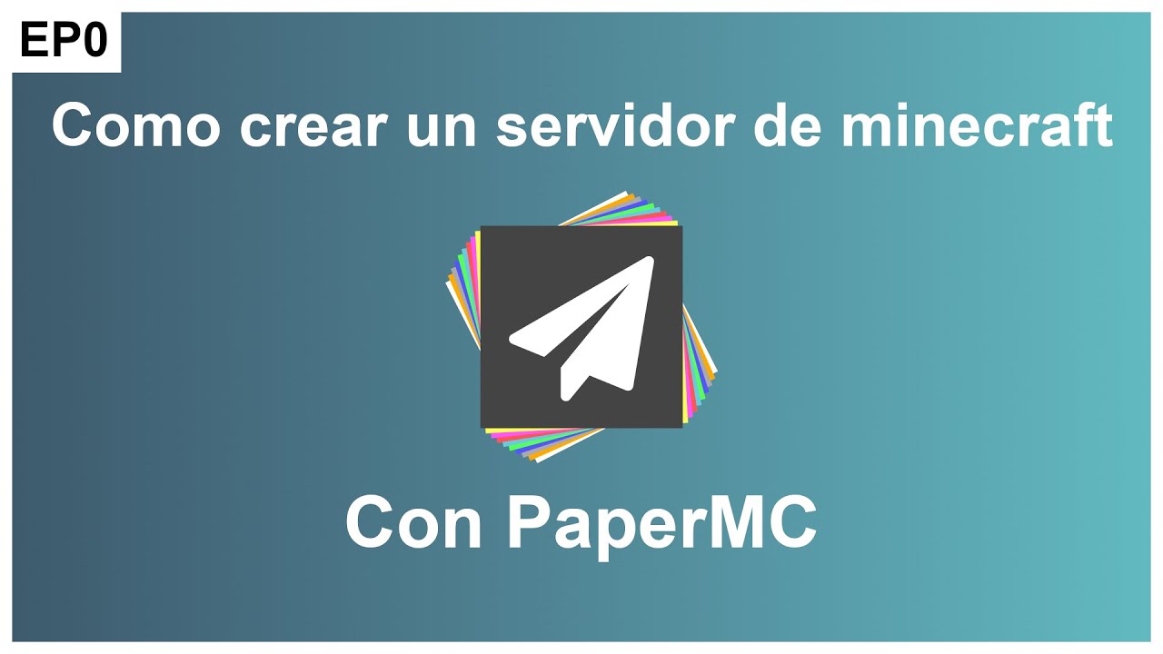 Como crear un servidor de Minecraft con PaperMC | EP0 | 1.19 - YouTube