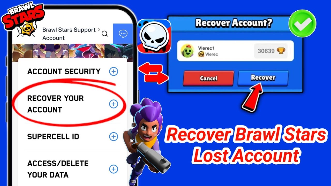 How To Recover Lost Brawl Stars Account 2025 | Recover Brawl Stars ...