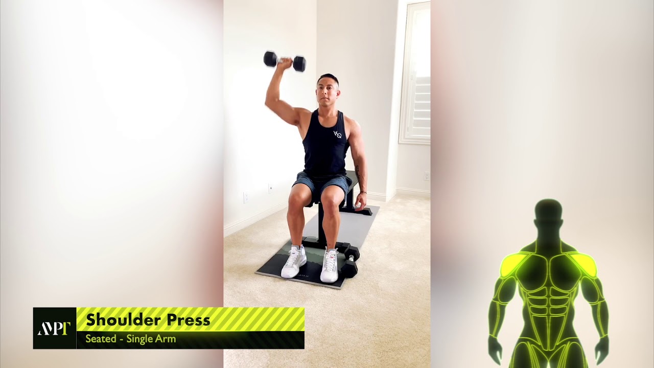 Single Arm Shoulder Press - YouTube