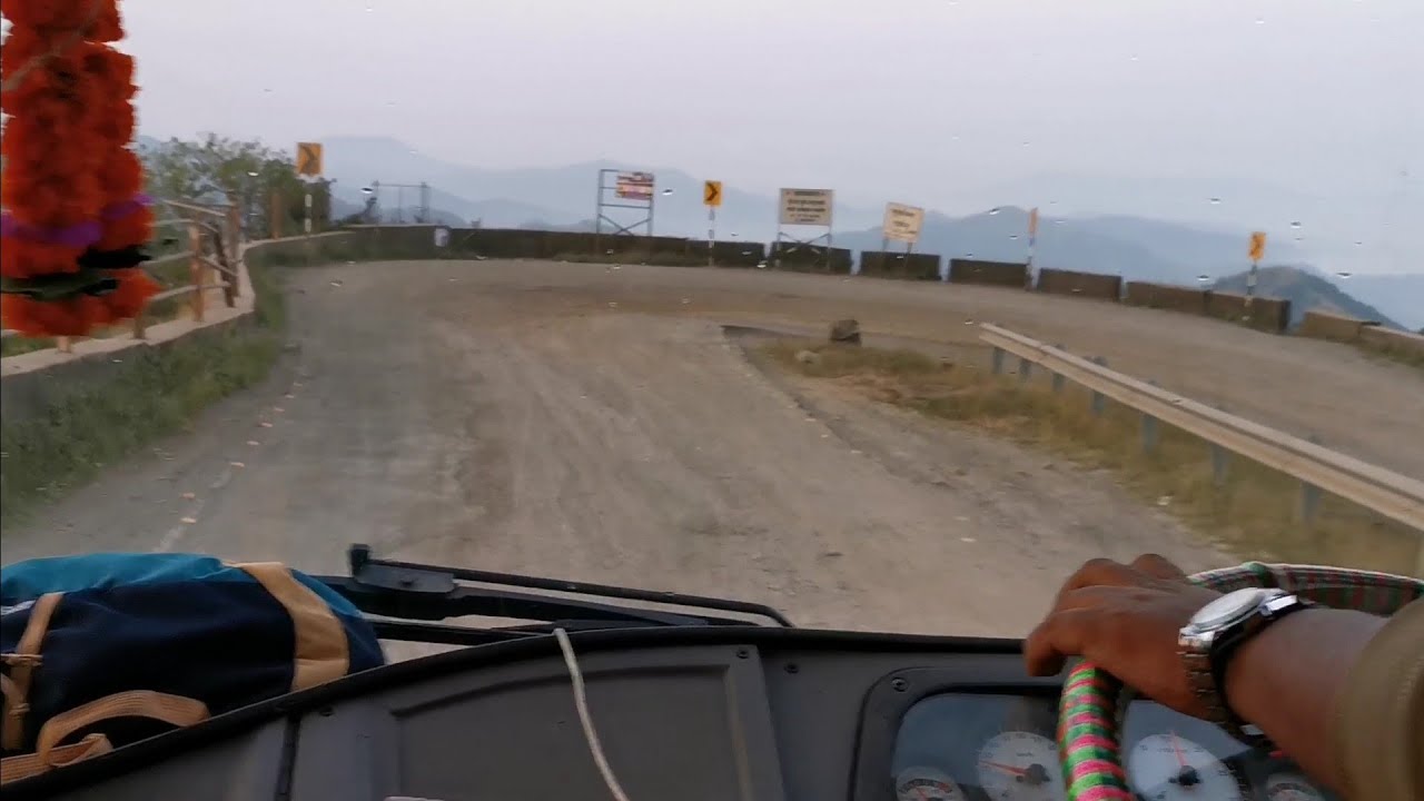 GaganBawda | Overtaking National Travels | Karul Ghat | Bus Cabin Ride ...