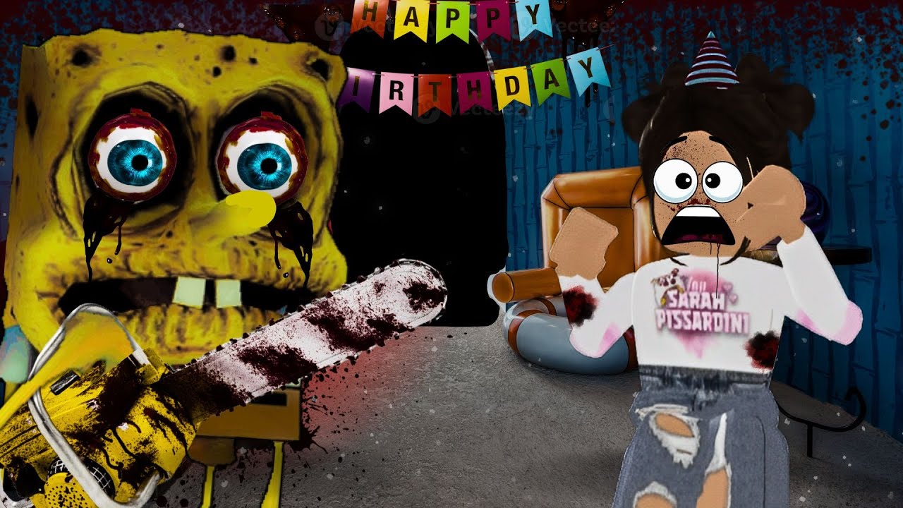 A FESTA ASSUSTADORA DO BOB ESPONJA! - ROBLOX - FREAKY BOB - YouTube