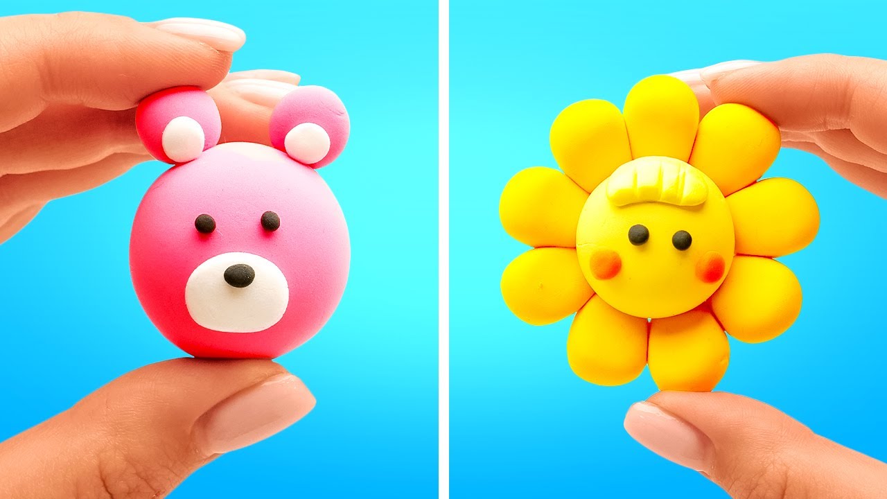 DIY Plasticine Picture And Fantastic Wool Art - YouTube