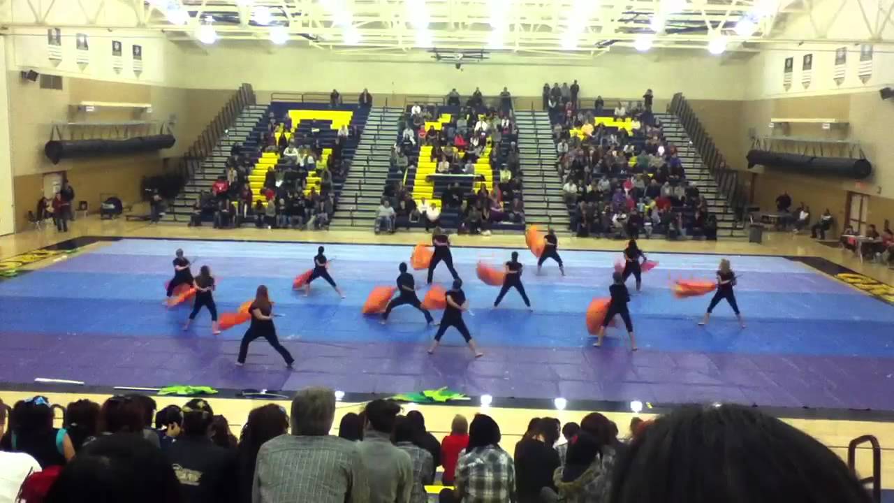 Beyer high school winter guard 2012 - YouTube