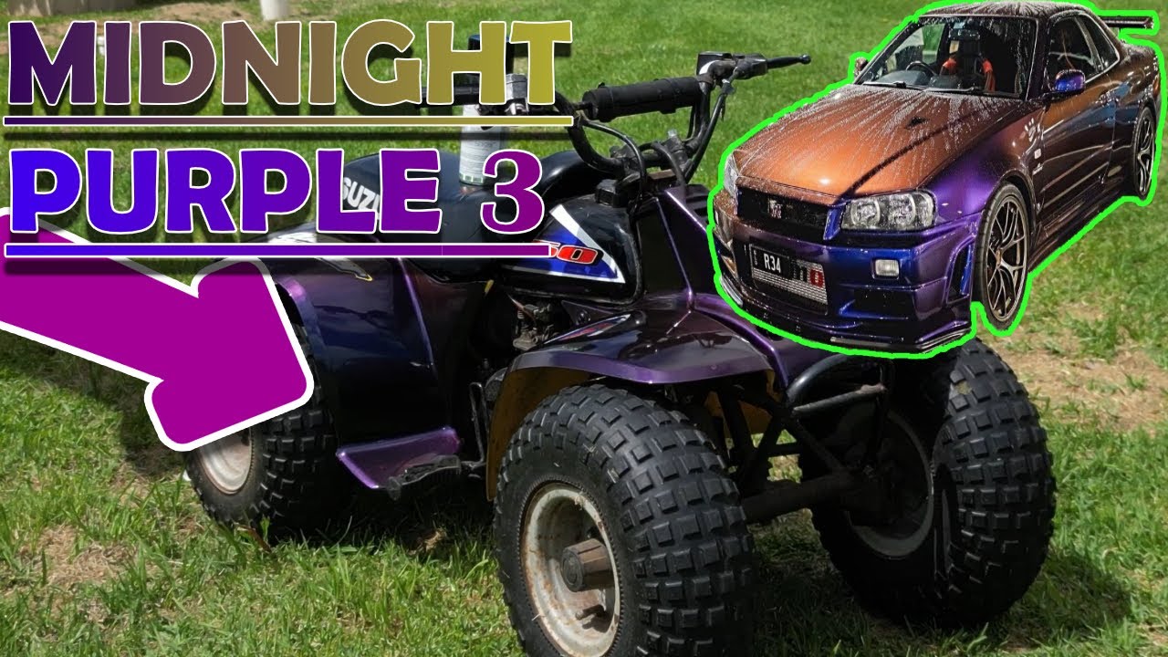 Painting a Quad in Midnight Purple 3 - People Eater Color Shift - YouTube