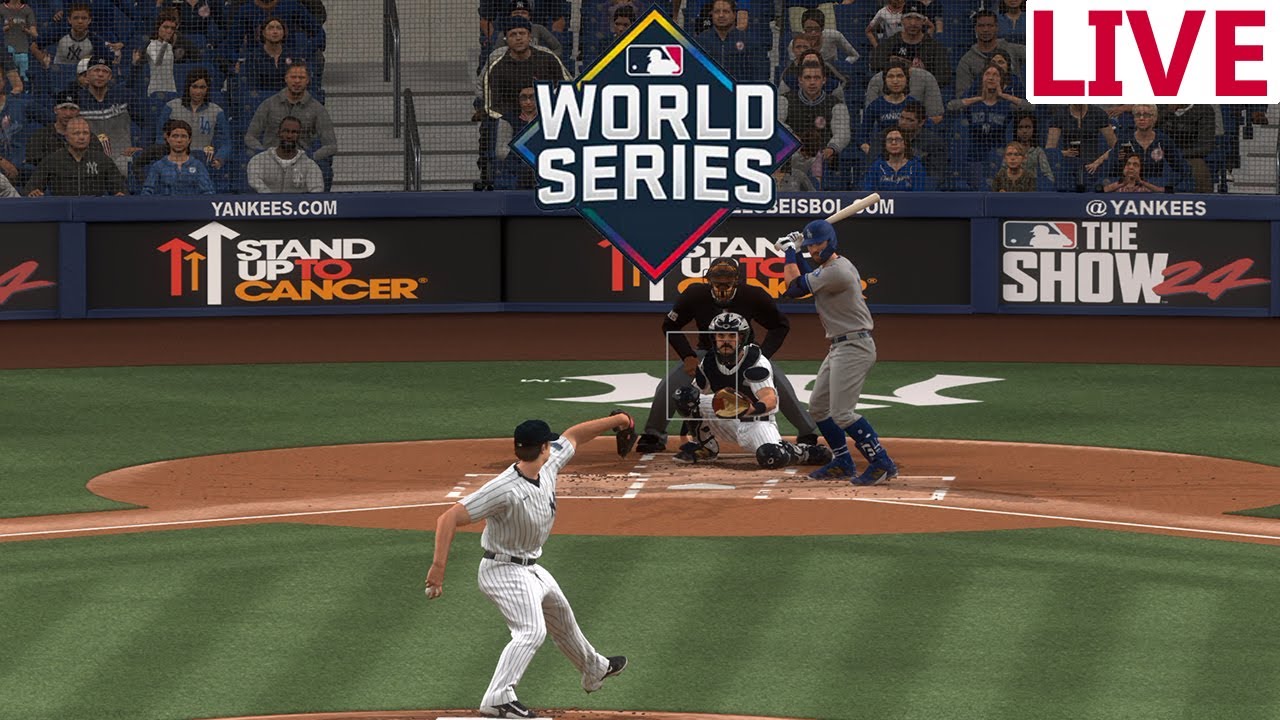 🔴LIVE 🔴Dodgers VS New York Yankees/ World Series 3/Mlb post season/ MLB EN VIVO/ MLB 24 - YouTube