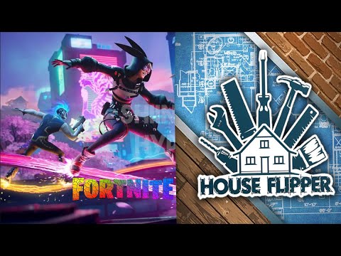 house flipper / fortnite ( on rénove et après on fait des kills ) - YouTube