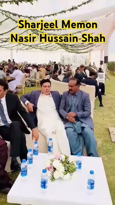 Sharjeel Memon Or Nasir Hussain Shah Friendship #friendship #ministers #sindh #ppp - YouTube