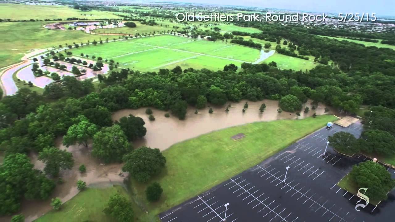 See a bird's-eye view of the Central Texas flood damage - YouTube