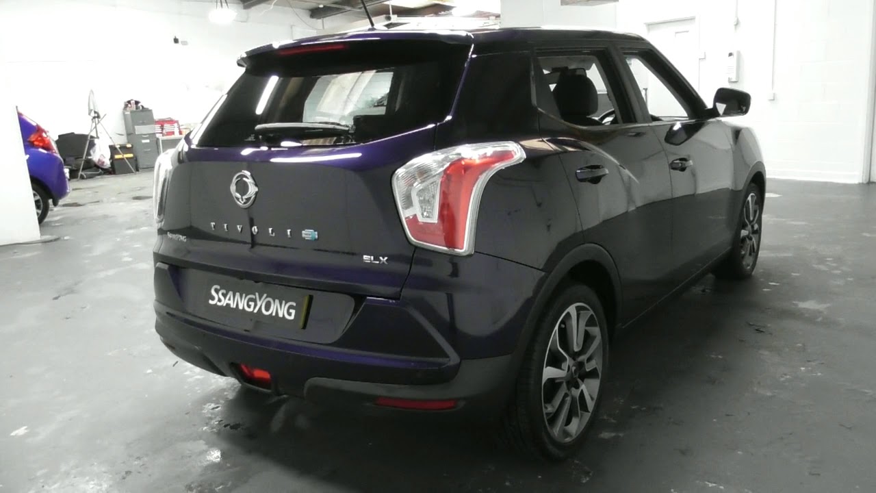 SsangYong TIVOLI 1.6 ELX TD AUTO finished in Dandy Blue ,video ...
