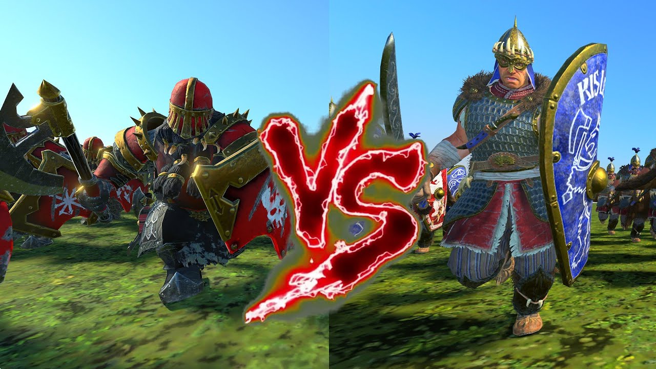 Infernal Guard VS Tzar Guard. Total War Warhammer 3 - YouTube