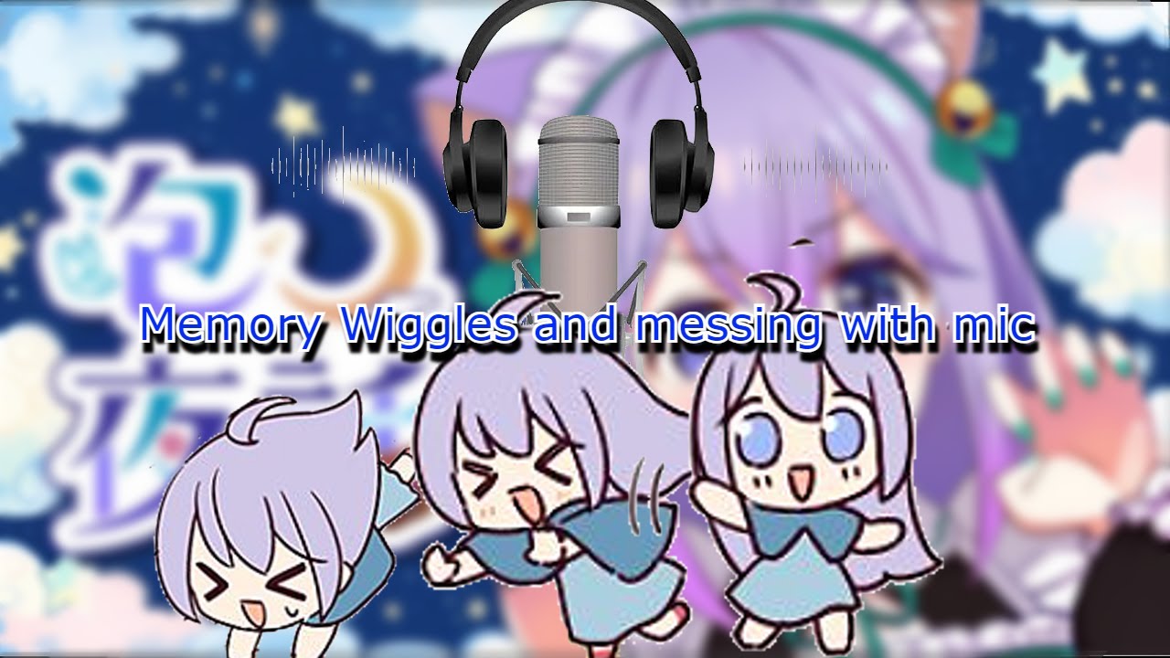 Utakata Memory Wiggles & messing with mic and asmr - vivid vtuber - YouTube
