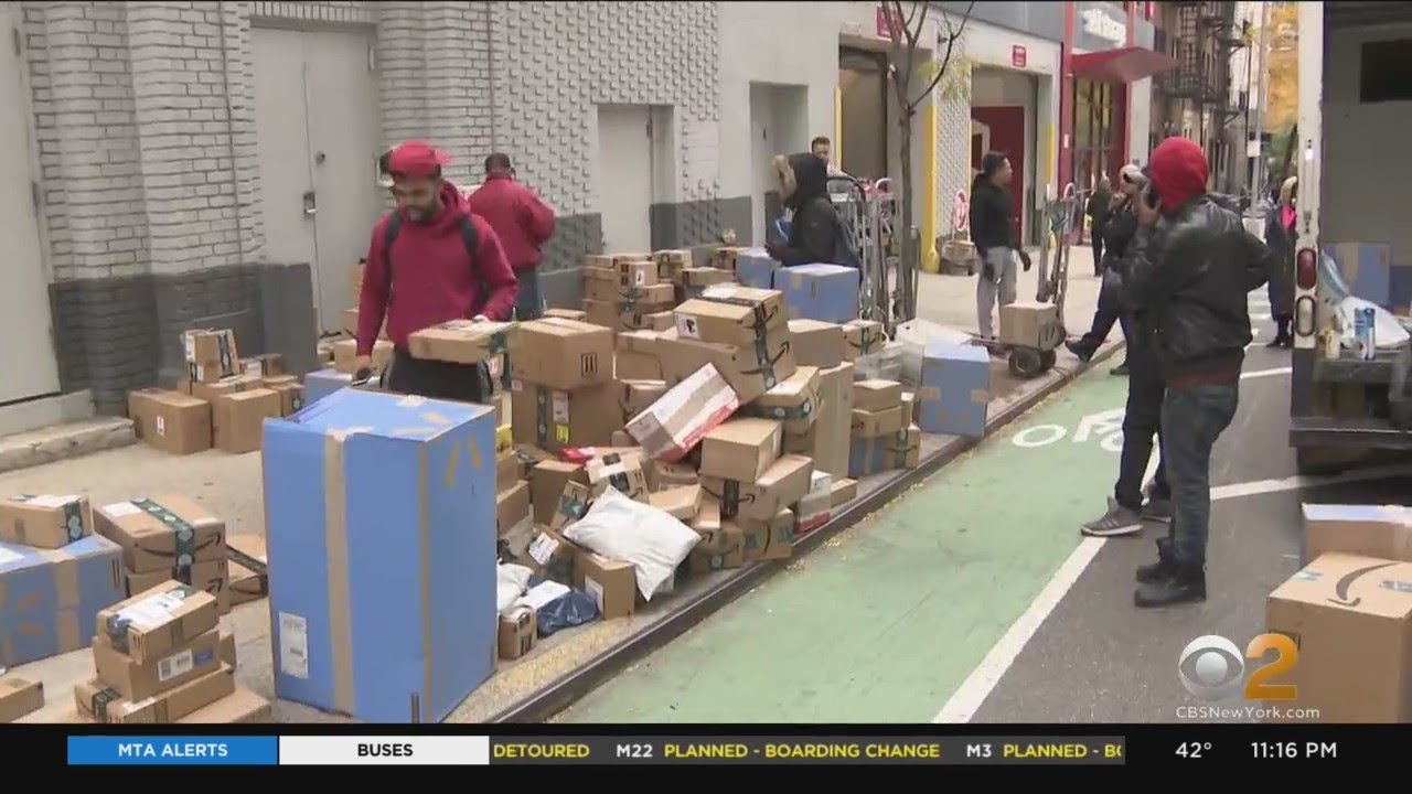 NYC Council Passes Measures To Curb Delivery Congestion - YouTube