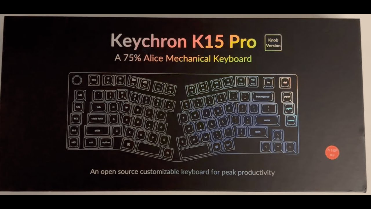 Unboxing Keychron K15 Pro Keyboard - YouTube