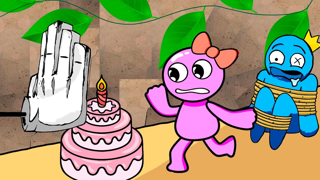 Greedy Blue lost | Rainbow Friends Funny Animation - YouTube
