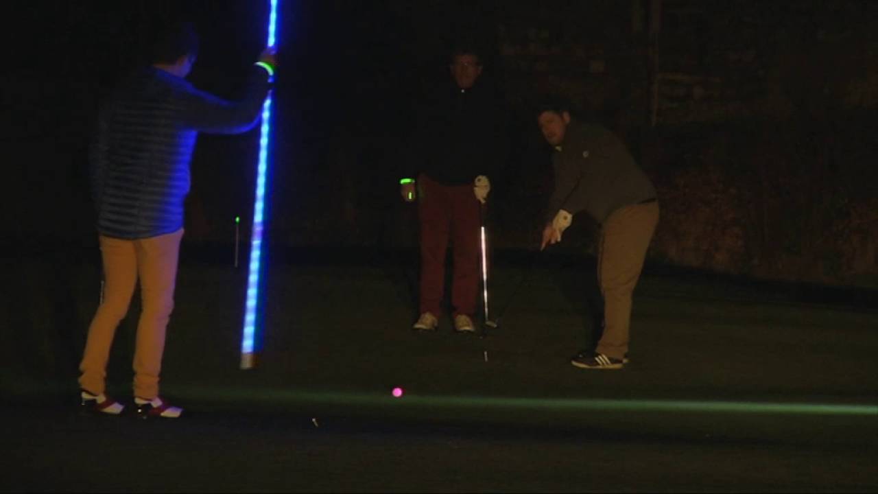 The Futures Here Its Time To Play. Night Sports Night Golf at it's Best ...