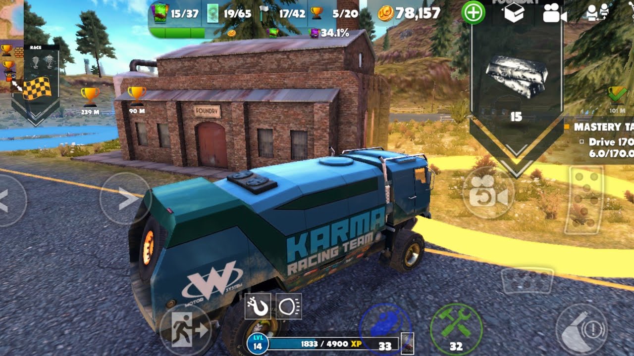 off the road gameplay video || off-road car checkpoint Hunt PaLL ...