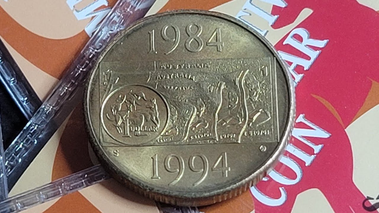 1994 $1 Coin 10 Years of the 1 Dollar Coin - YouTube